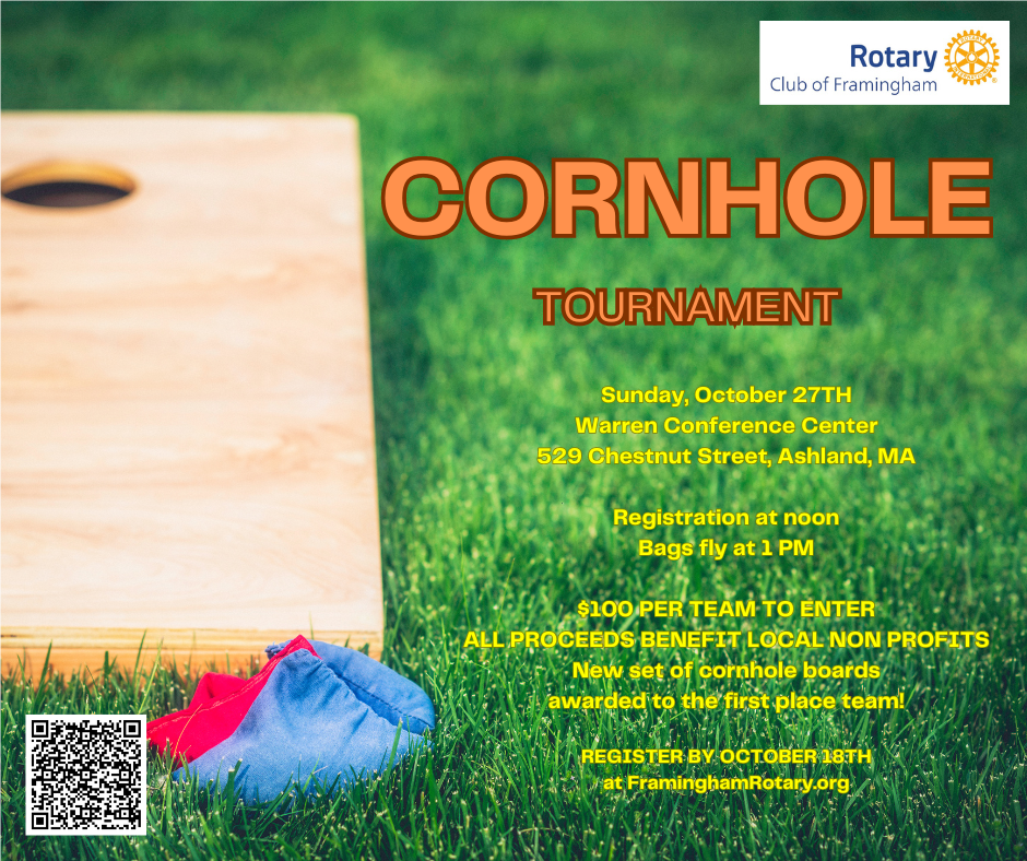 Framingham Club hosts Cornhole Tournament on October 27th | Rotary District 7910